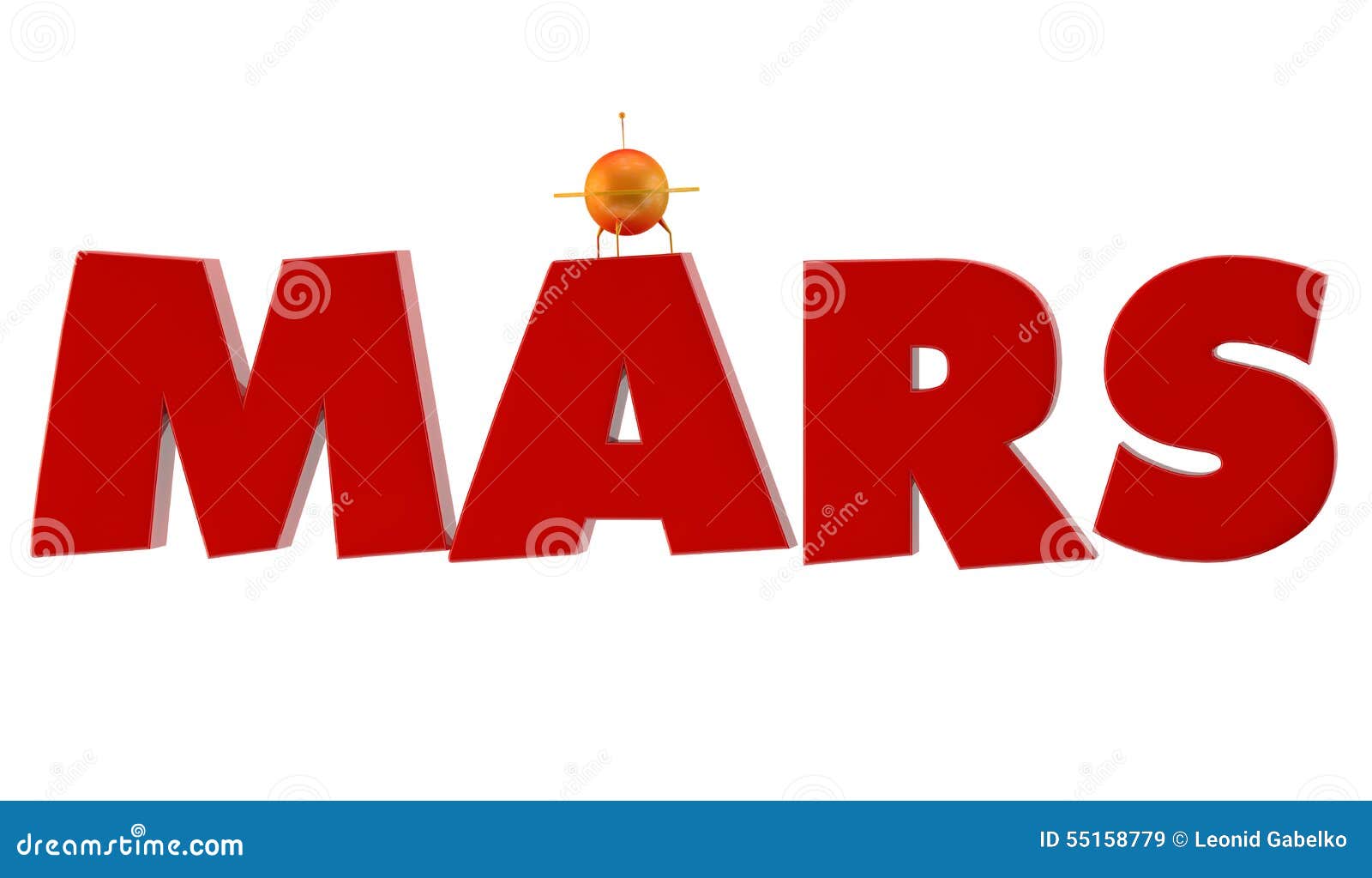 Mars rover on a letter a stock illustration. Illustration of curiosity ...