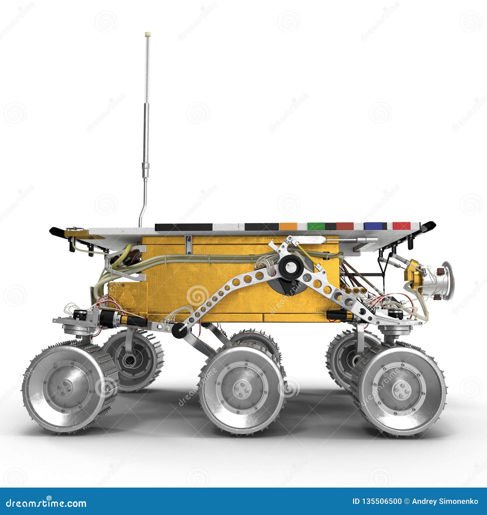 Mars Rover Side View