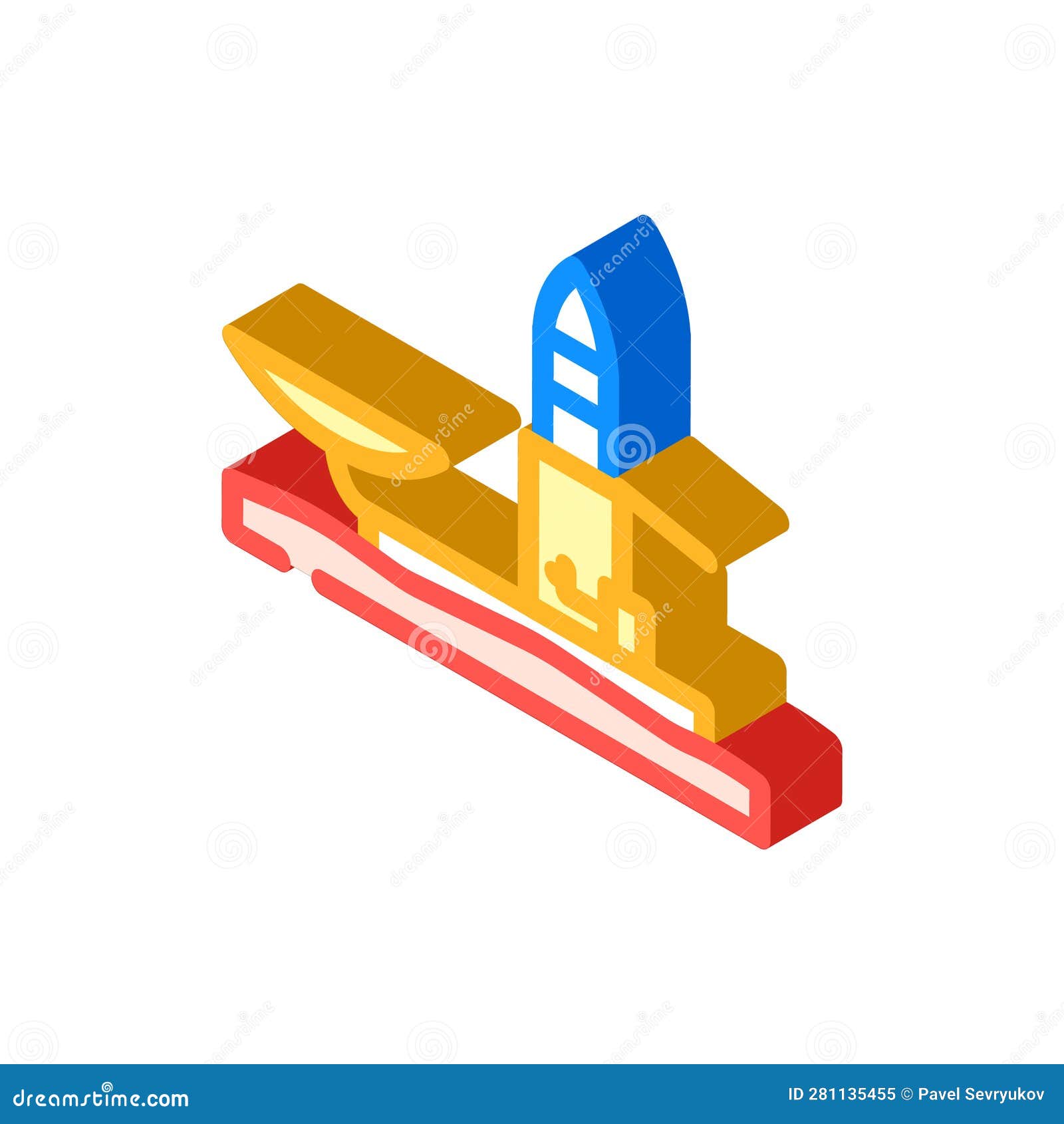 Mars Sample Return Mission Planet Isometric Icon Vector Illustration ...