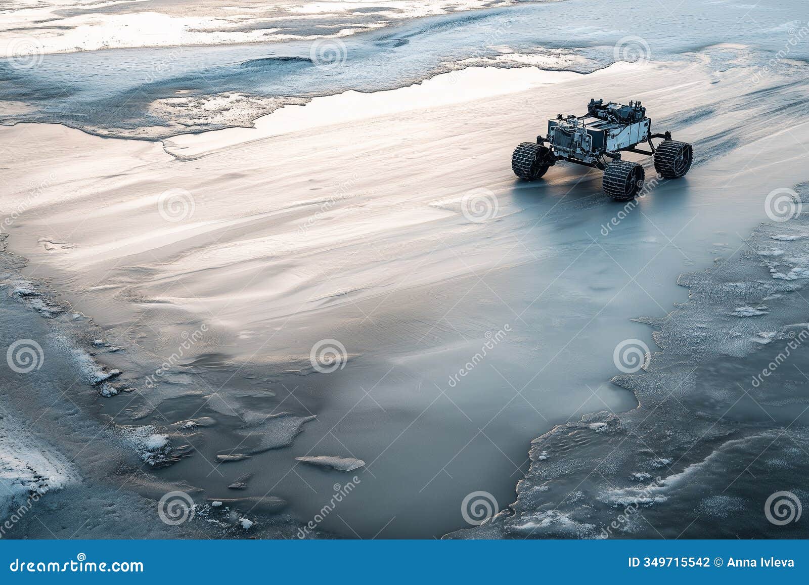 Mars Sample Return Rover Explores Frozen Terrain on Another World with ...