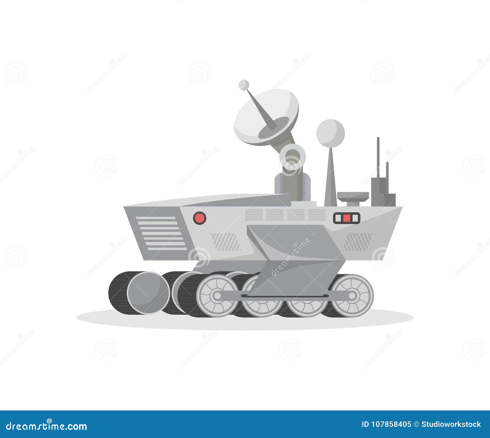 Mars Science Laboratory Isolated Vector Icon Stock Vector ...