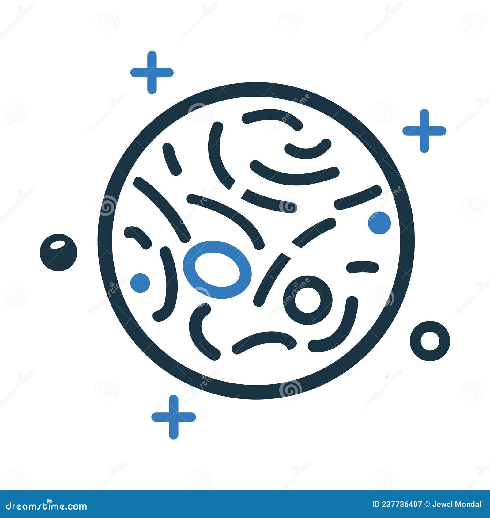 Mars, Space, Galaxy, Universe, Science Icon. Editable Vector Graphics ...