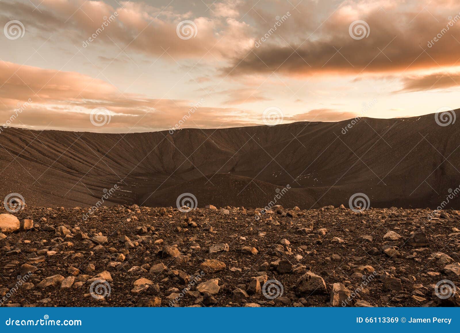 Mars surface landscape stock image. Image of hill, nasa - 66113369