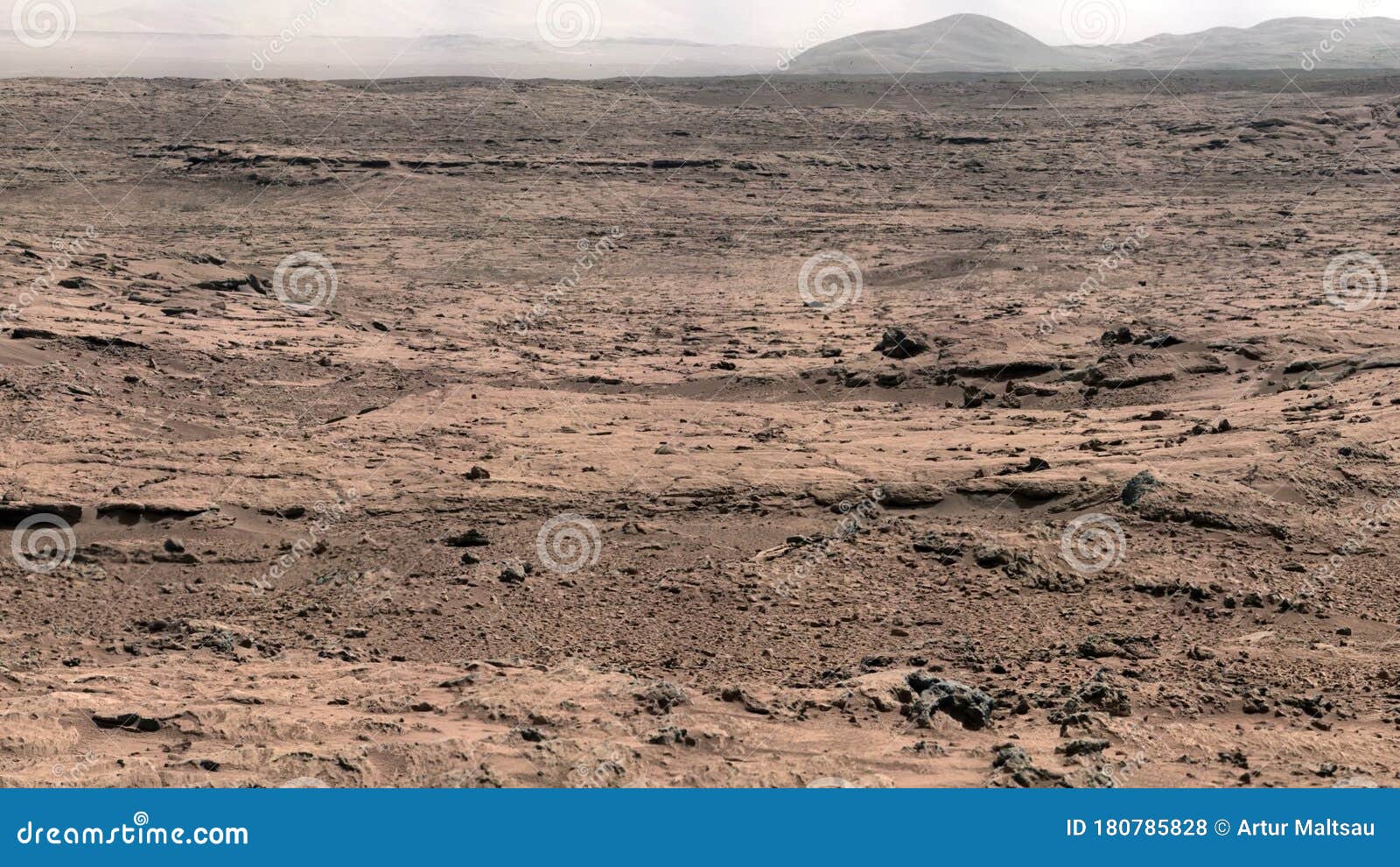 Mars Surface Panorama in High Resolution. Elements of this Video ...