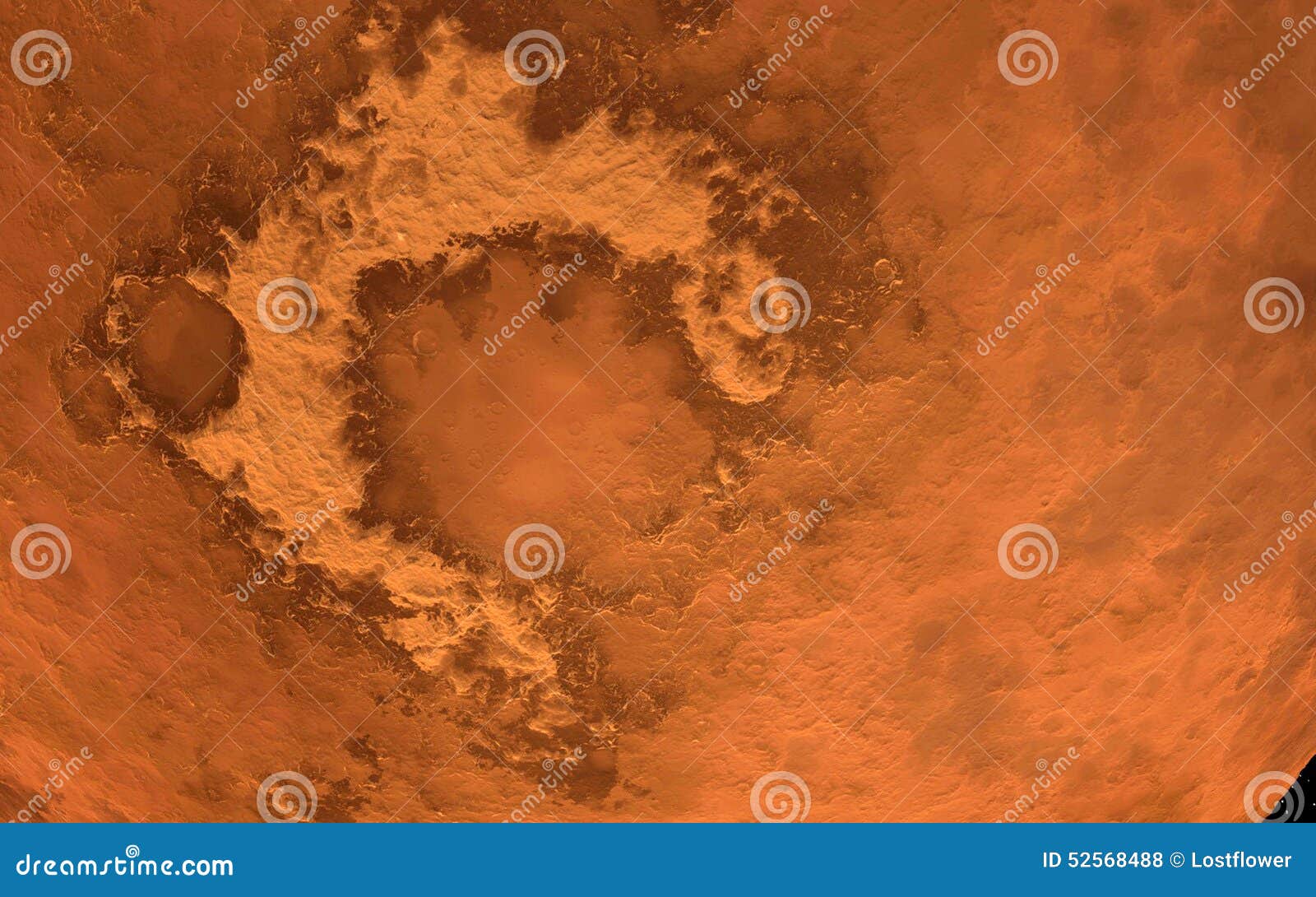 Mars surface stock illustration. Illustration of desert - 52568488