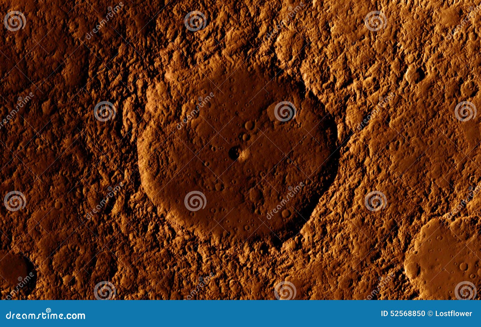 Mars surface stock illustration. Illustration of modern - 52568850