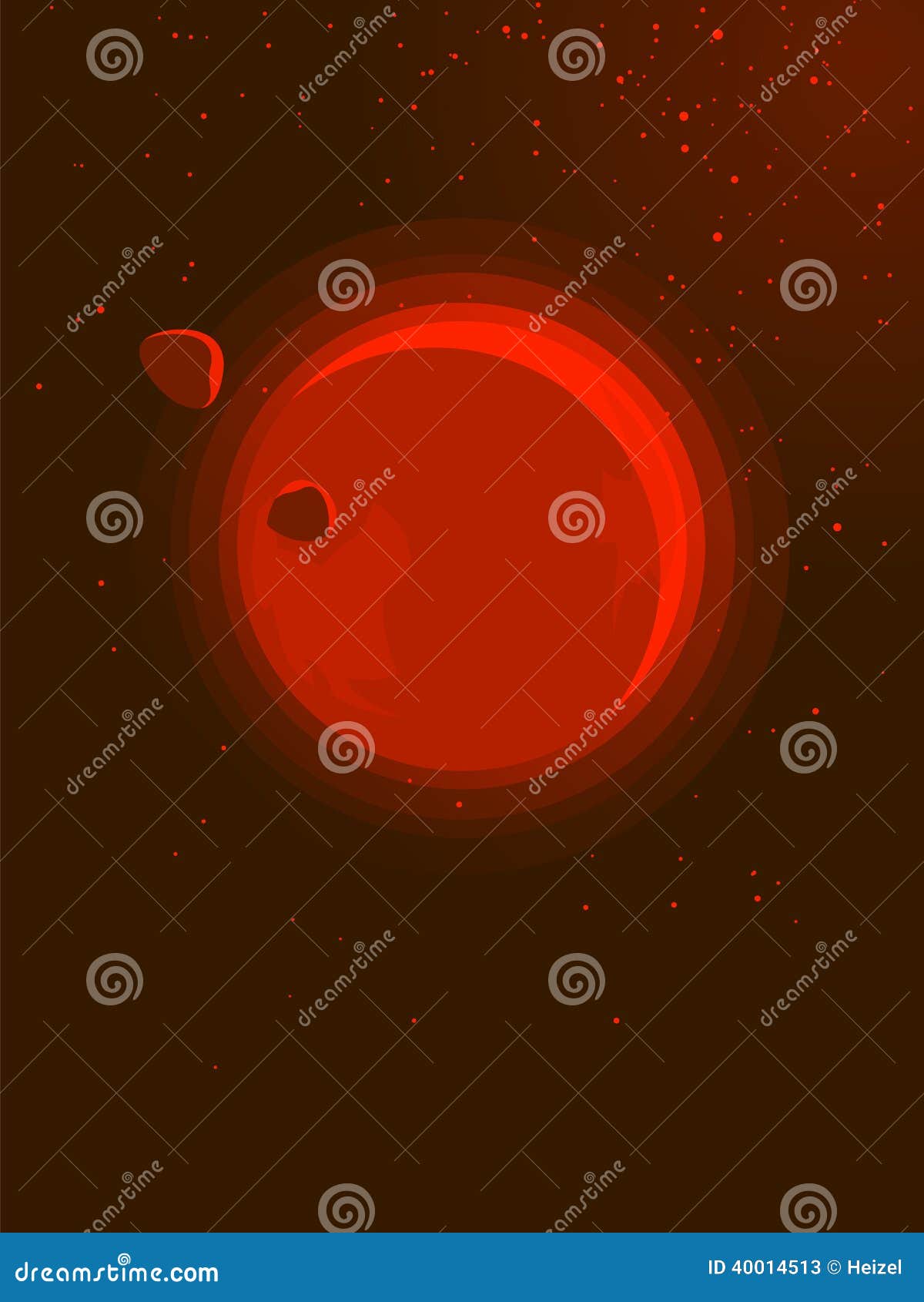 Mars und Monde vektor abbildung. Illustration von deimos - 40014513