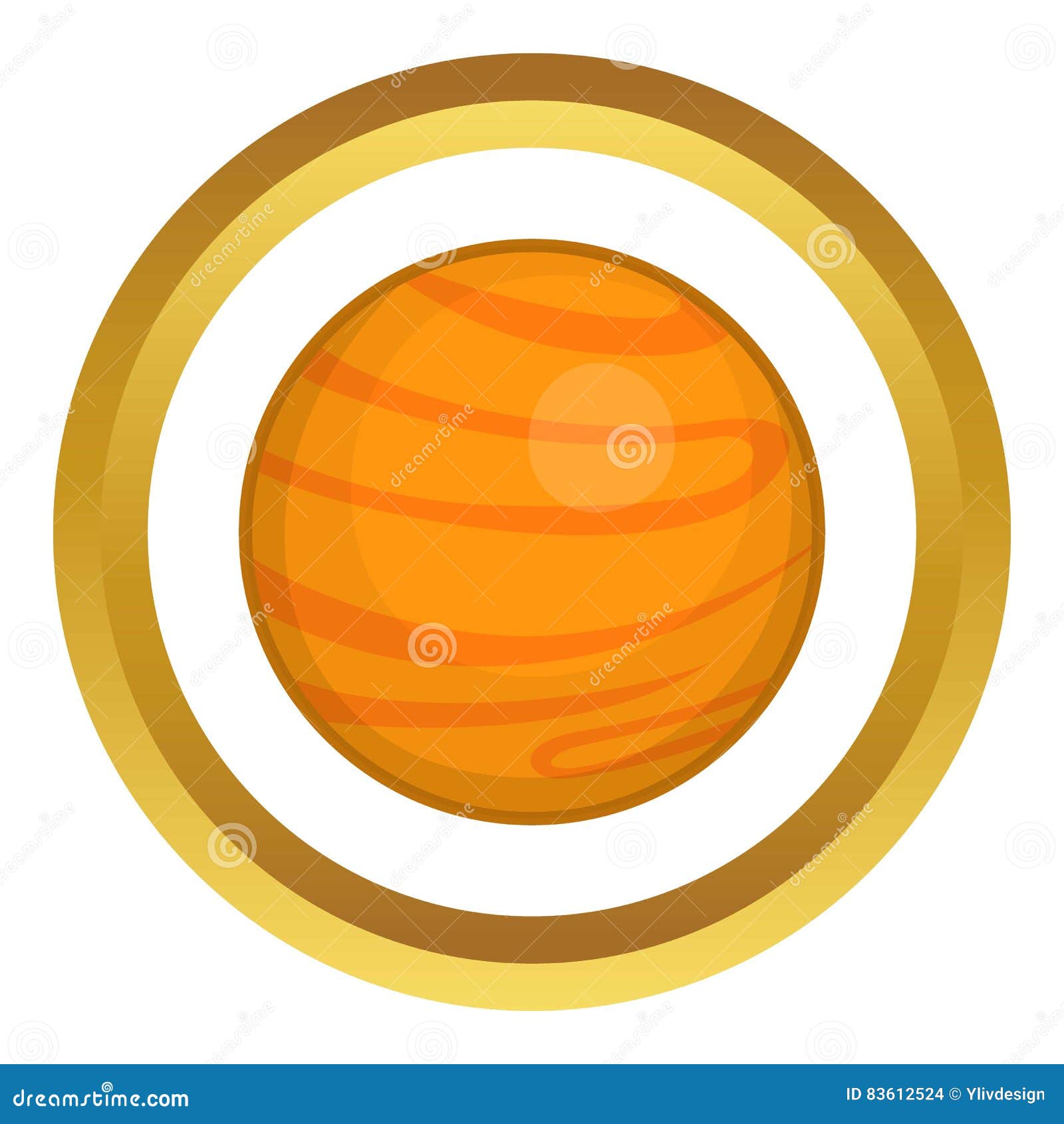 Mars vector icon stock vector. Illustration of graphic - 83612524