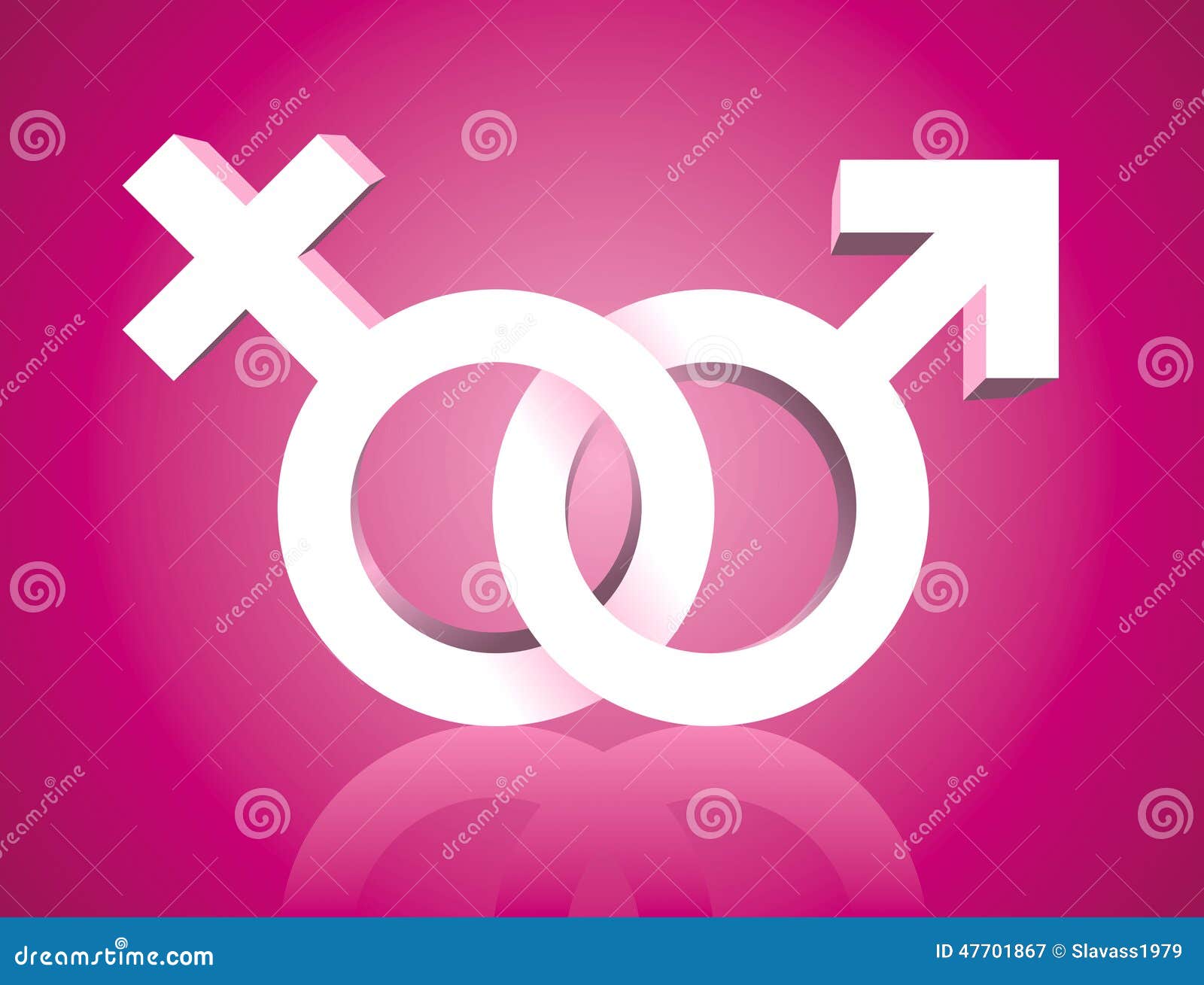 Mars and Venus symbols stock vector. Illustration of valentines - 47701867
