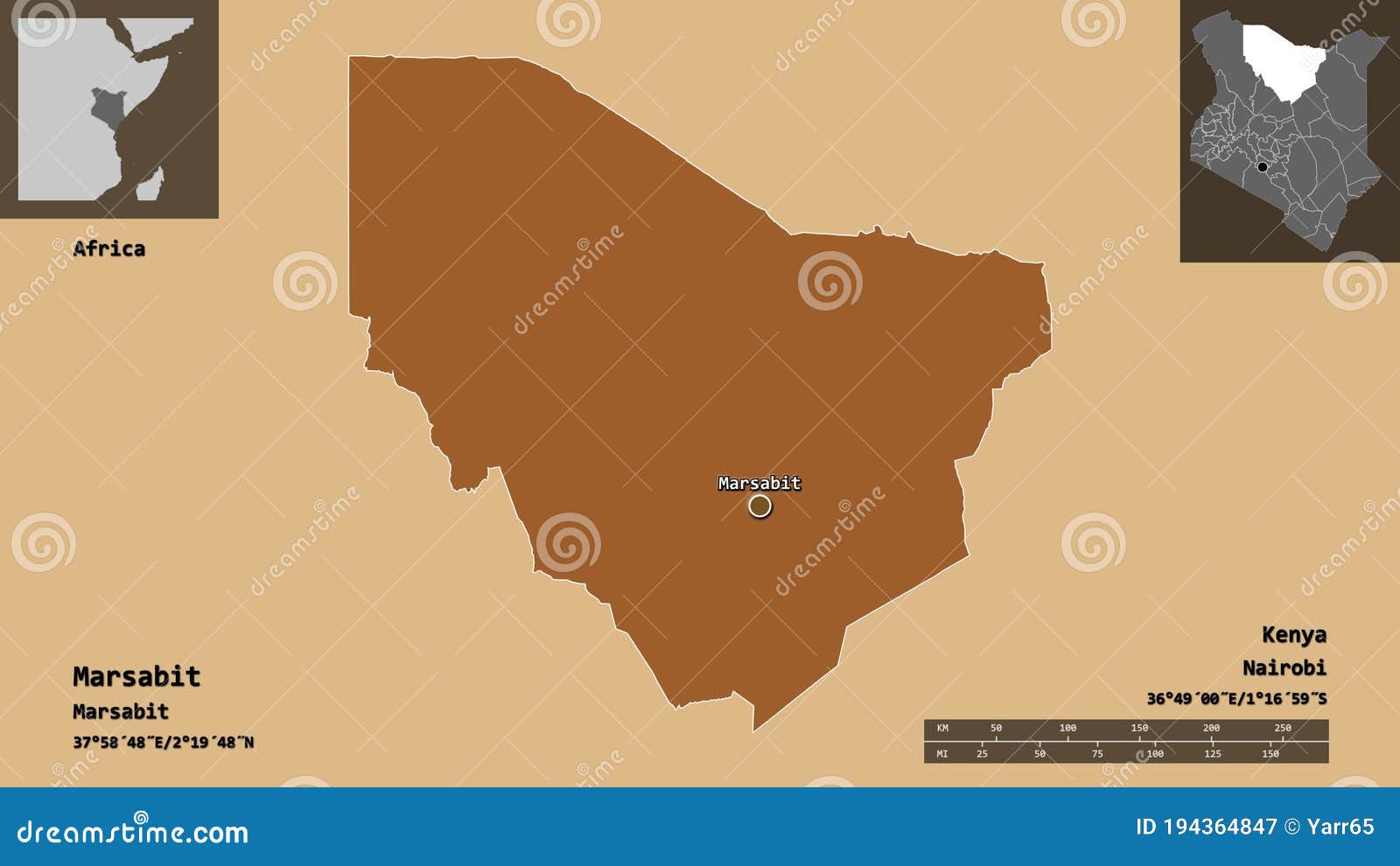 Marsabit, County of Kenya,. Previews. Pattern Stock Illustration ...