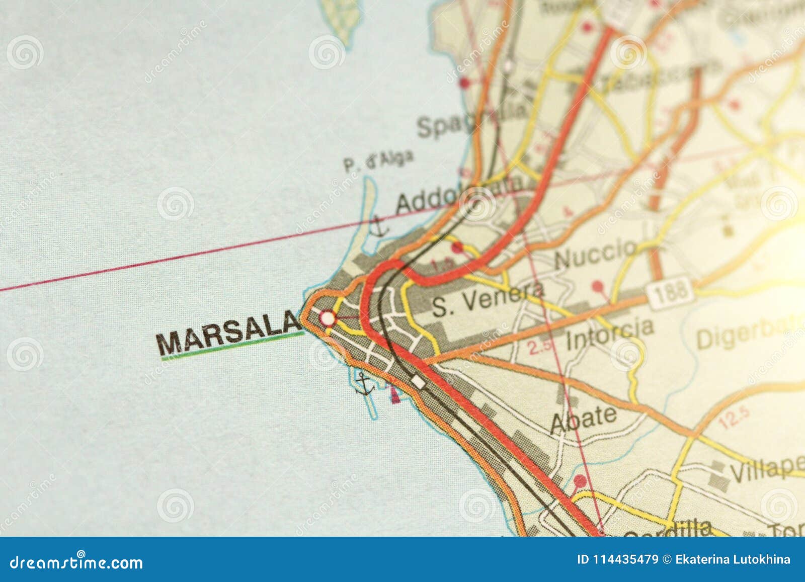Marsala. the Island of Sicily, Italy Stock Image - Image of earth ...