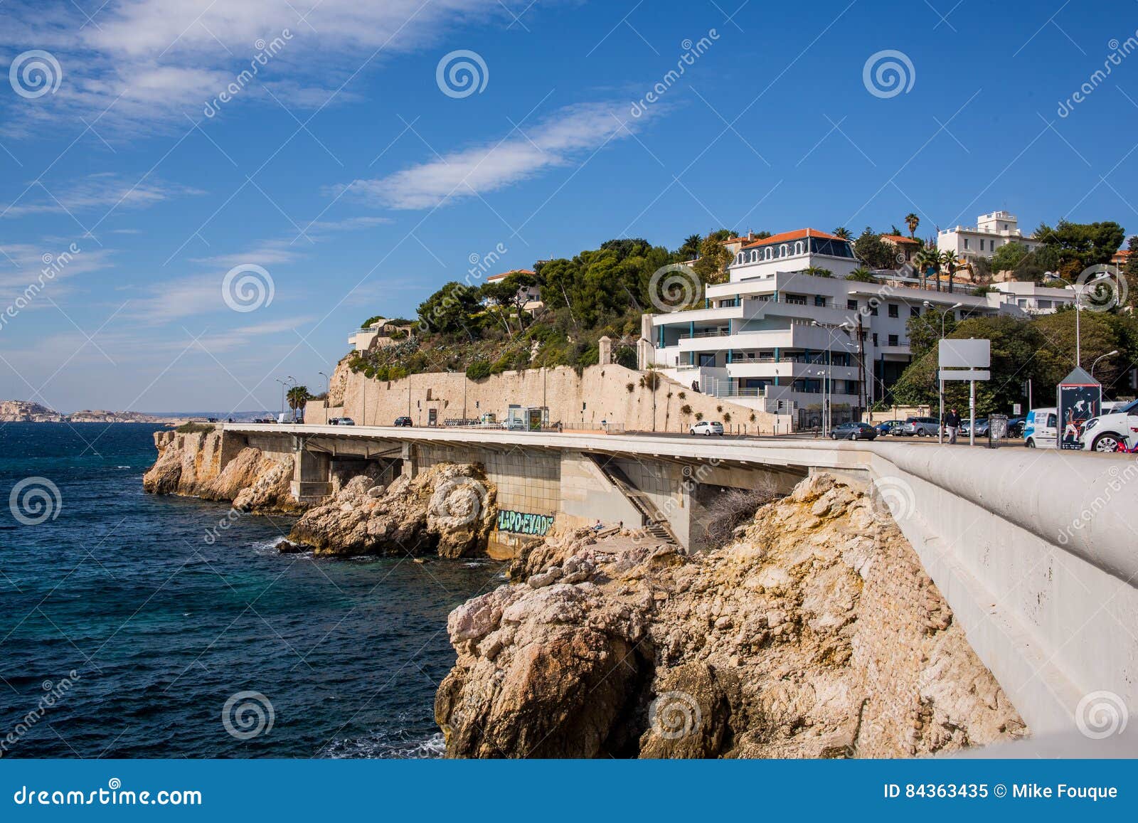 Marseille coast stock image. Image of europe, tourist - 84363435