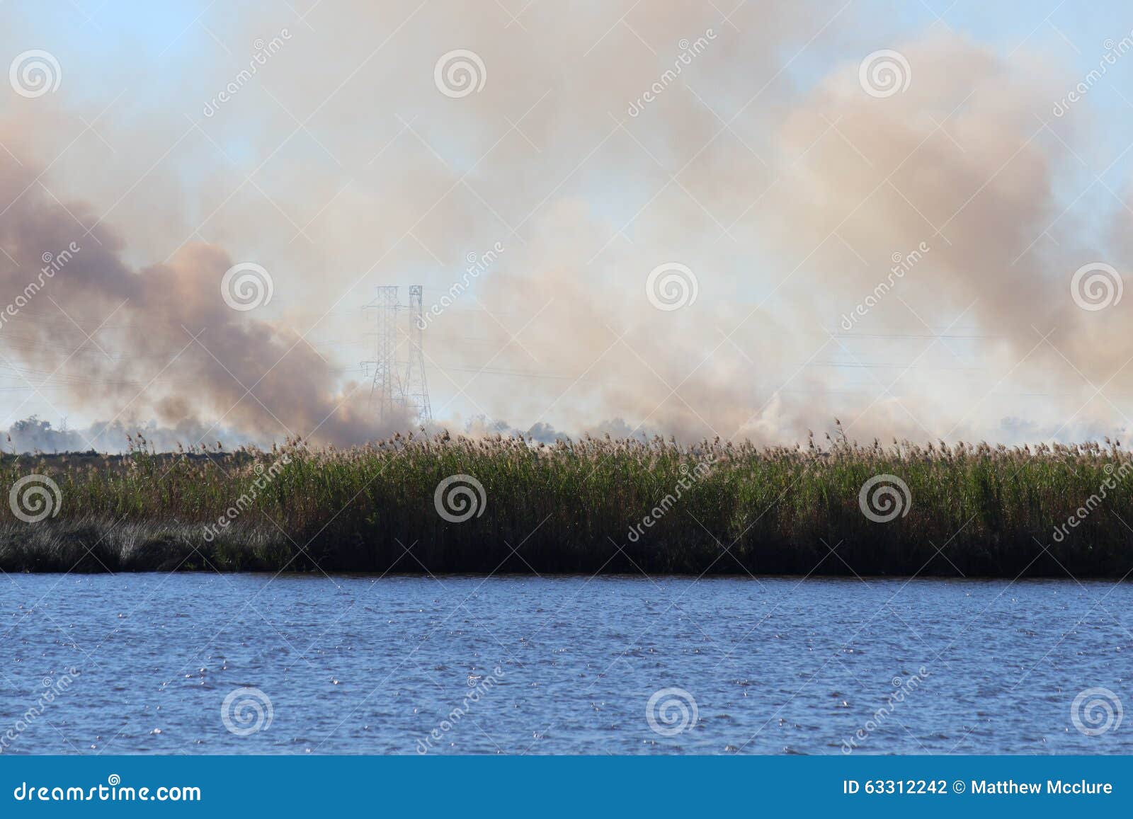 Marsh fire stock photo. Image of texas, marsh, wetland - 63312242
