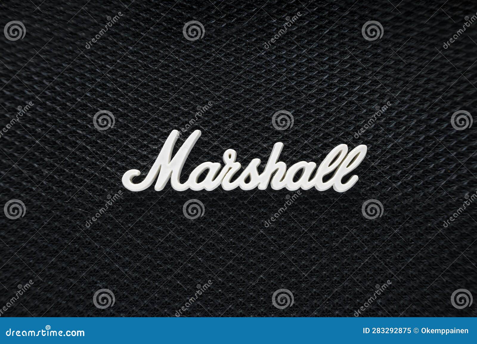 Marshall Logo on MS-2 Micro Amp, Macro Editorial Image - Image of ...