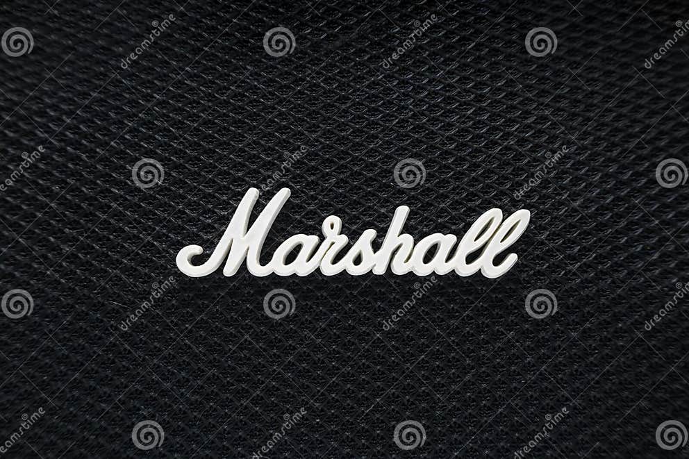Marshall Logo on MS-2 Micro Amp, Macro Editorial Image - Image of ...