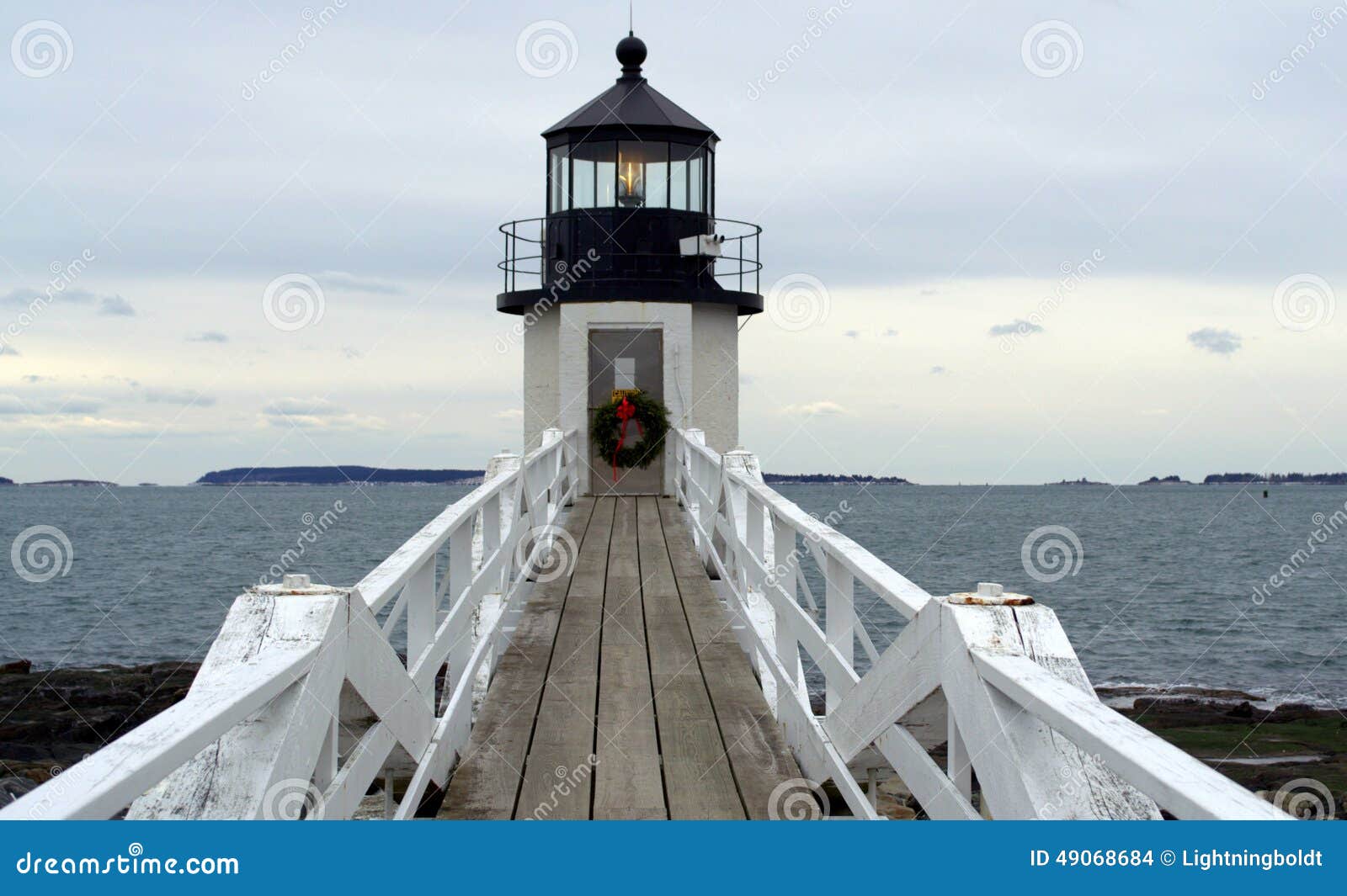 Marshall Point Lighthouse stock photo. Image of mystery - 49068684