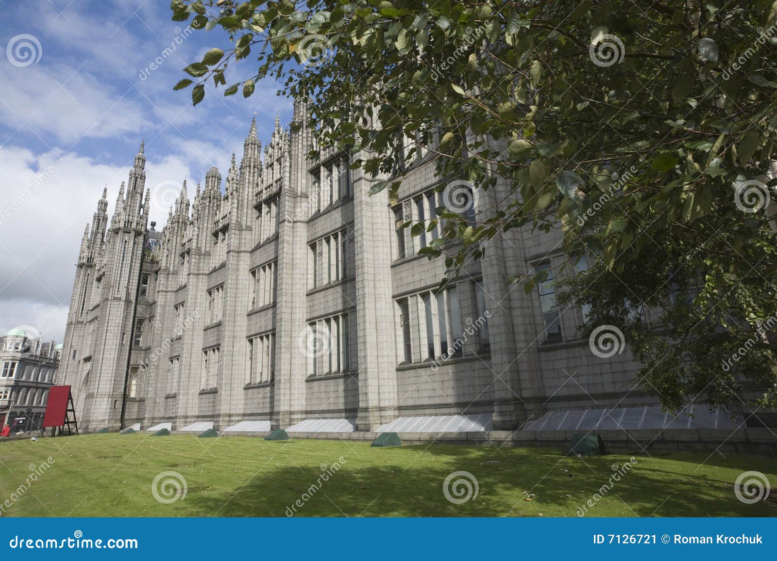 Marshall's Universiteit in Aberdeen, Het UK Stock Afbeelding - Image of ...