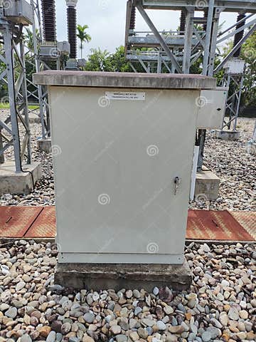 Marshalling Kiosk Substation Panel Stock Photo - Image of kiosk ...