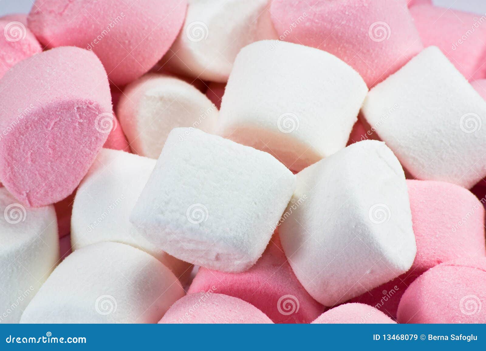 Marshmallow candies stock image. Image of dessert, candy - 13468079