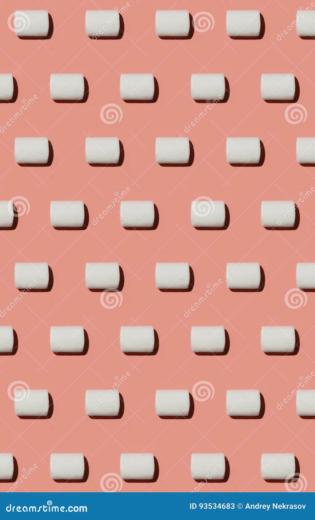 Marshmallow Color Pattern Background Stock Illustration - Illustration ...