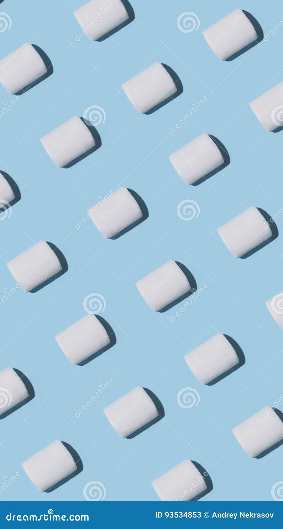 Marshmallow Color Pattern Background Stock Illustration - Illustration ...