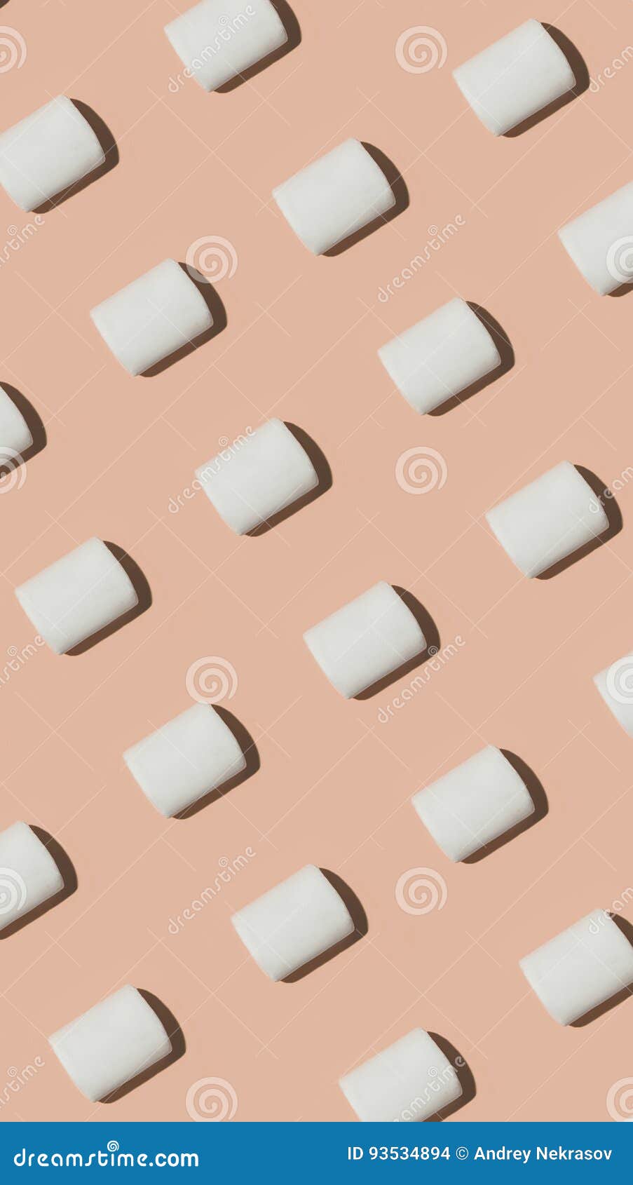 Marshmallow Color Pattern Background Stock Illustration - Illustration ...