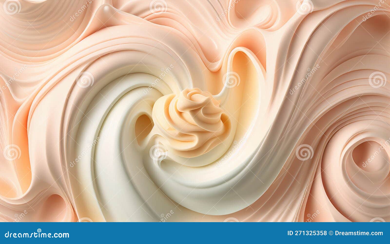 Marshmallow Cream Texture in Pastel Colors Stock Illustration ...