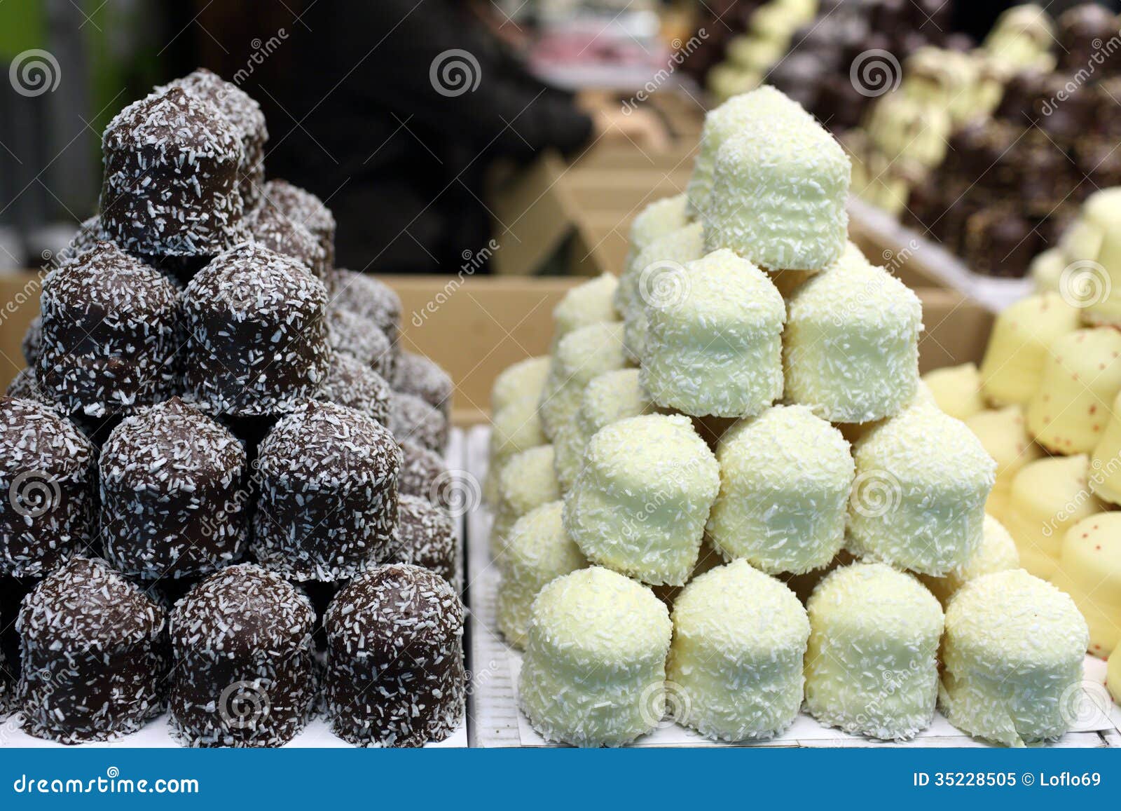 Marshmallow stock image. Image of stacking, coco, coconut - 35228505