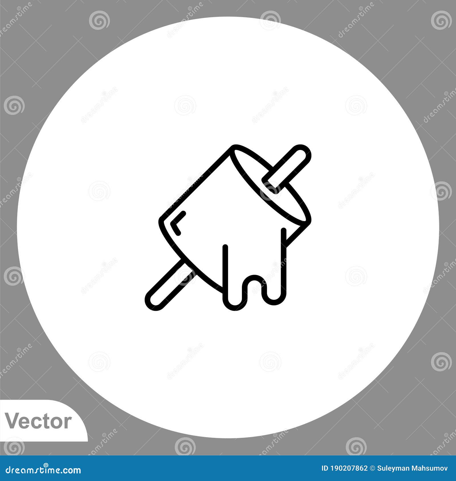 Marshmallow Vector Icon Sign Symbol Stock Vector - Illustration of ...