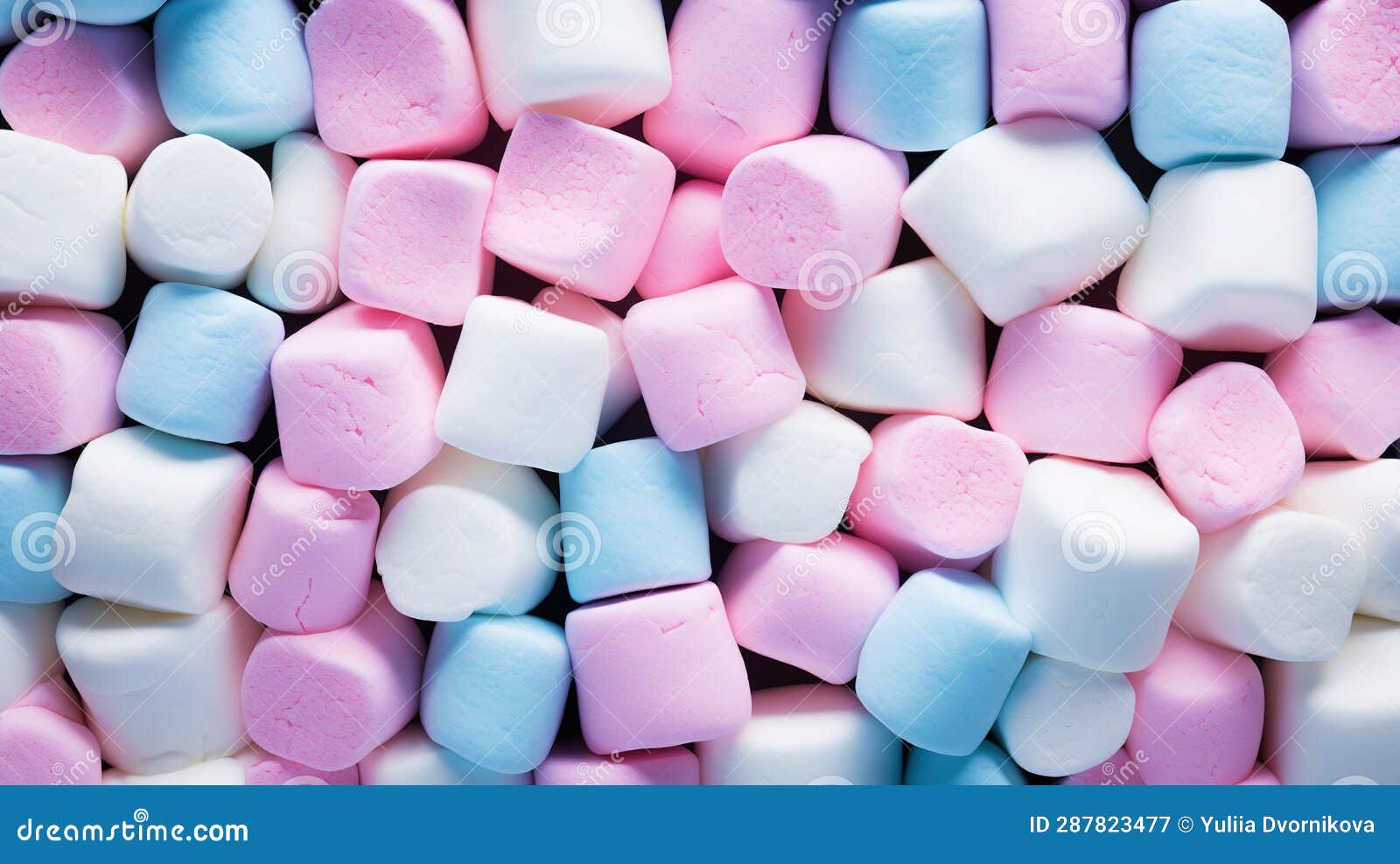 Marshmallows Background. Texture of Colorful Mini Marshmallows Stock ...