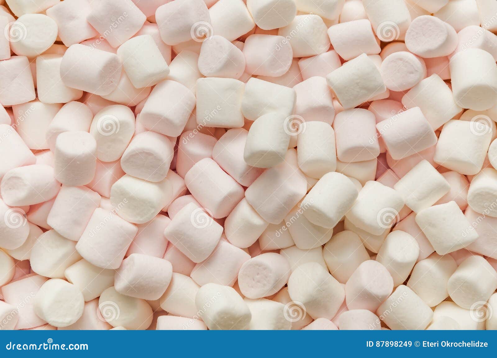 Marshmallows. Background or Texture of Mini Marshmallows. Sweet Food ...