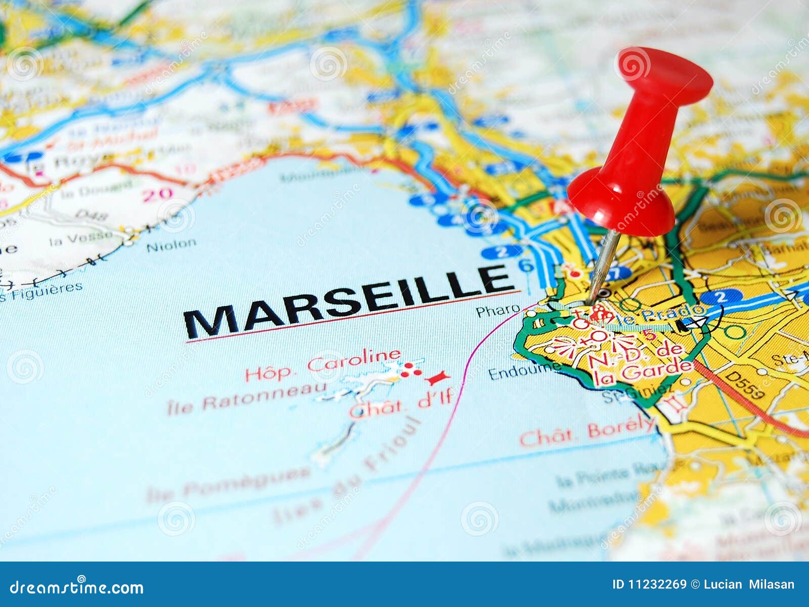 Marsiglia immagine stock. Immagine di perno, famoso, francia - 11232269