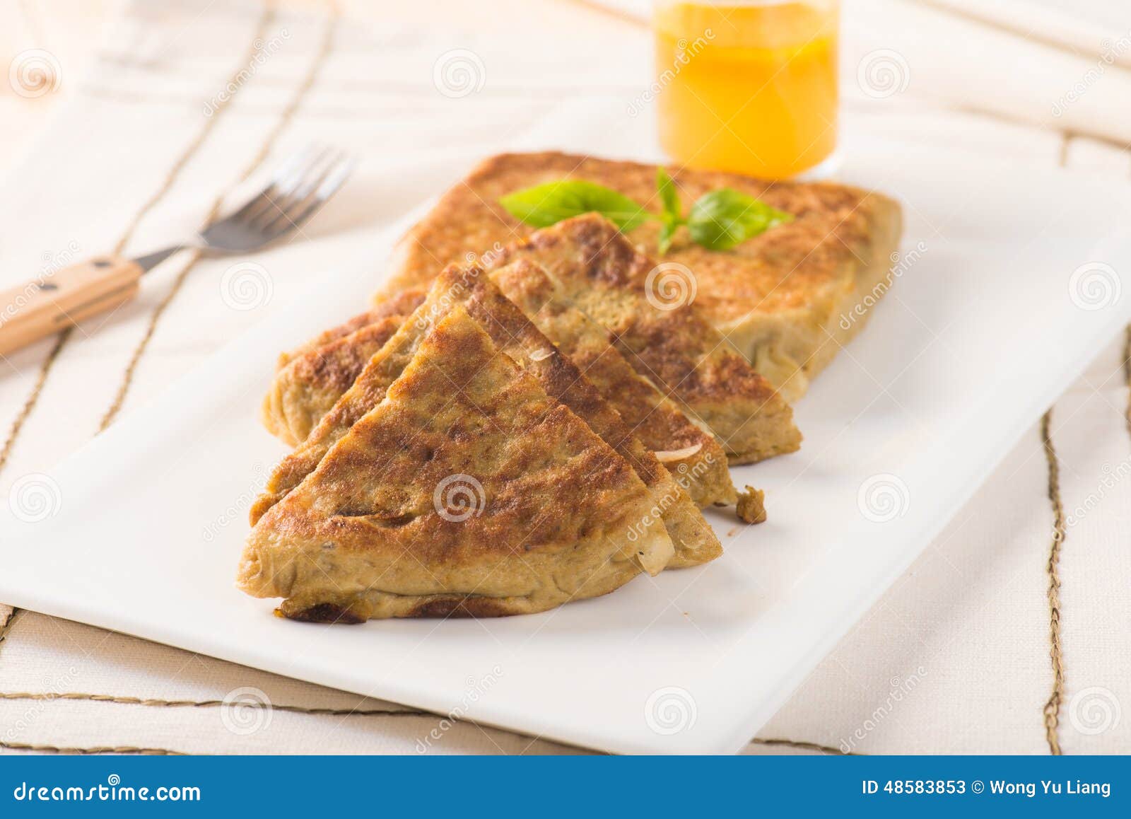 Martabak or Murtabak, Also Mutabbaq, is a Stuffed Pancake is Com Stock ...
