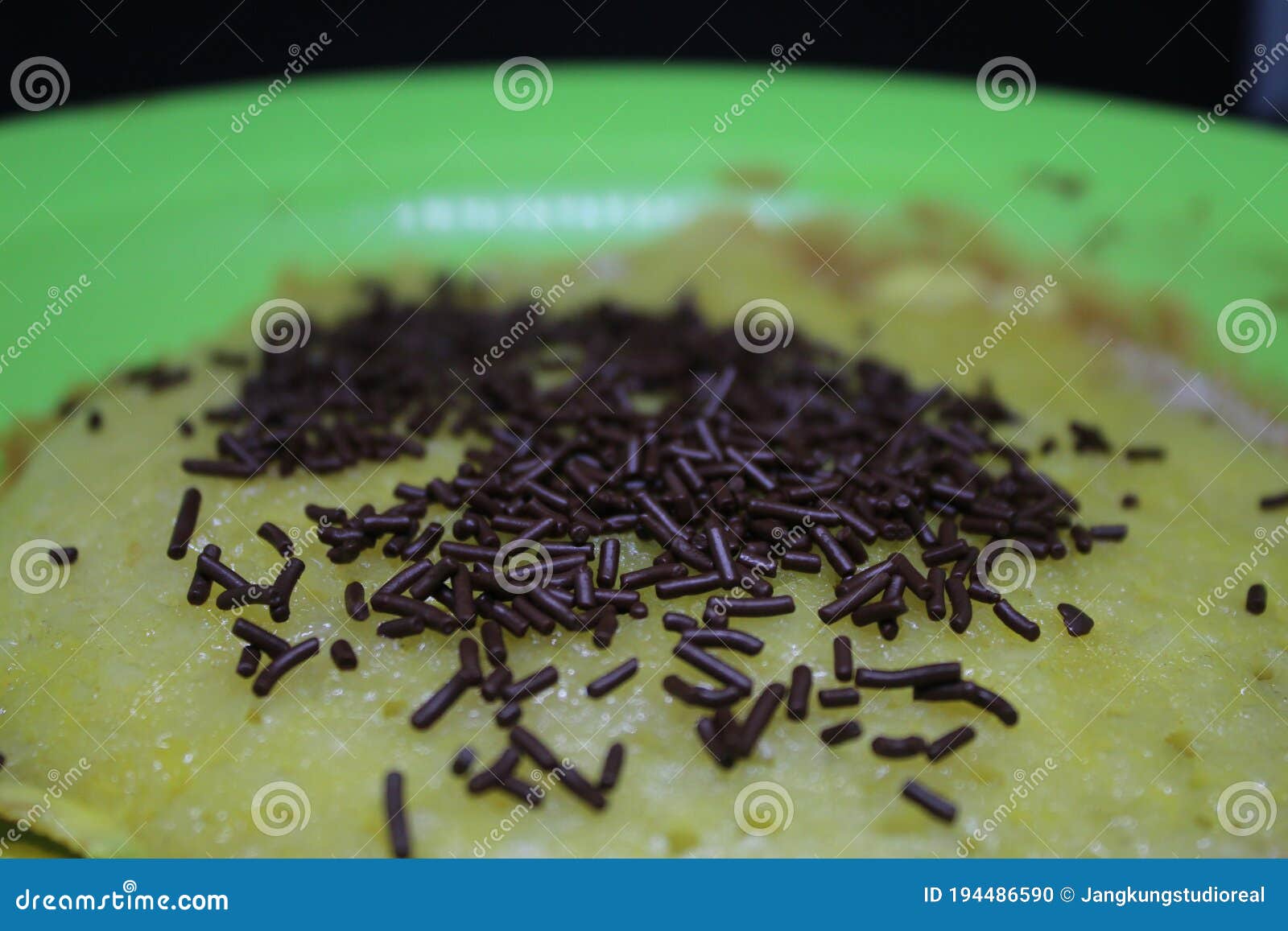 The Martabak Two on a Background Black Stock Photo - Image of minced ...