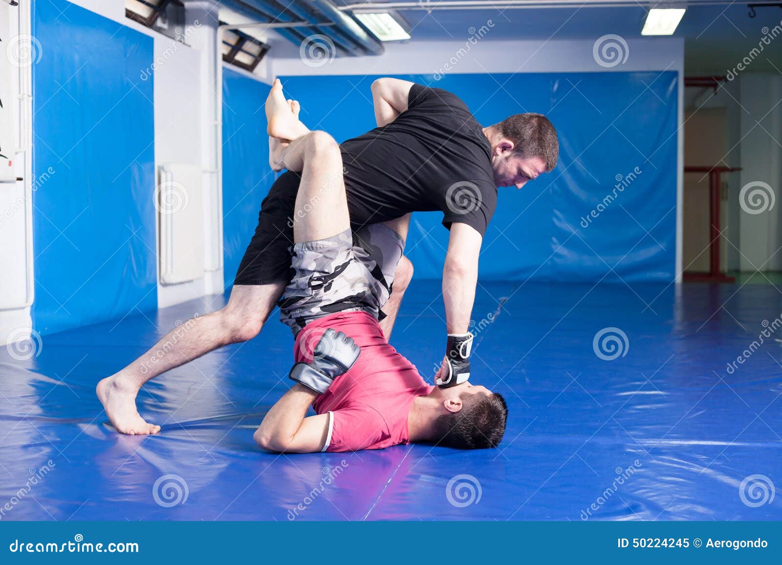 Two People Fighting