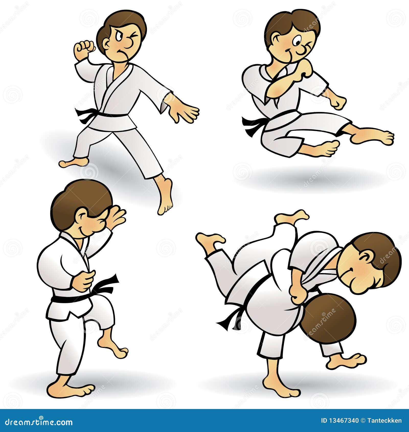 Martial Arts - Cartoon Vector Illustration | CartoonDealer.com #13467340