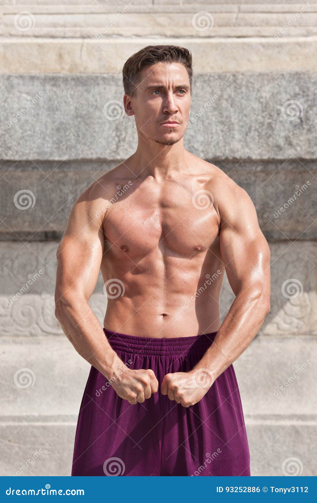 Martial Arts Master Practicing at Temple of Heaven, Beijing, China ...