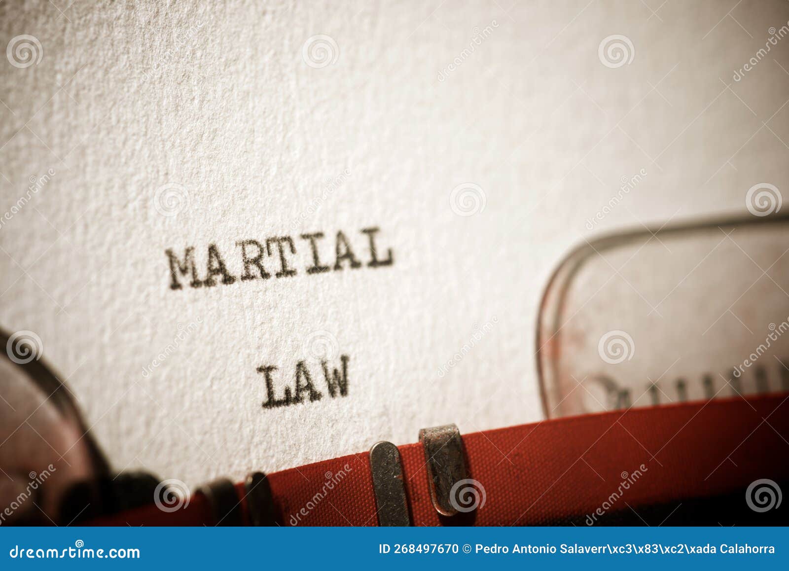 Martial law concept stock photo. Image of text, word - 268497670