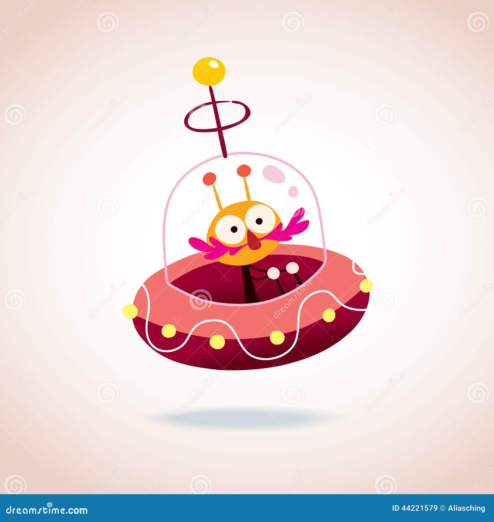 Martian Alien Character Wear Superhero Costume Cartoon Vector ...