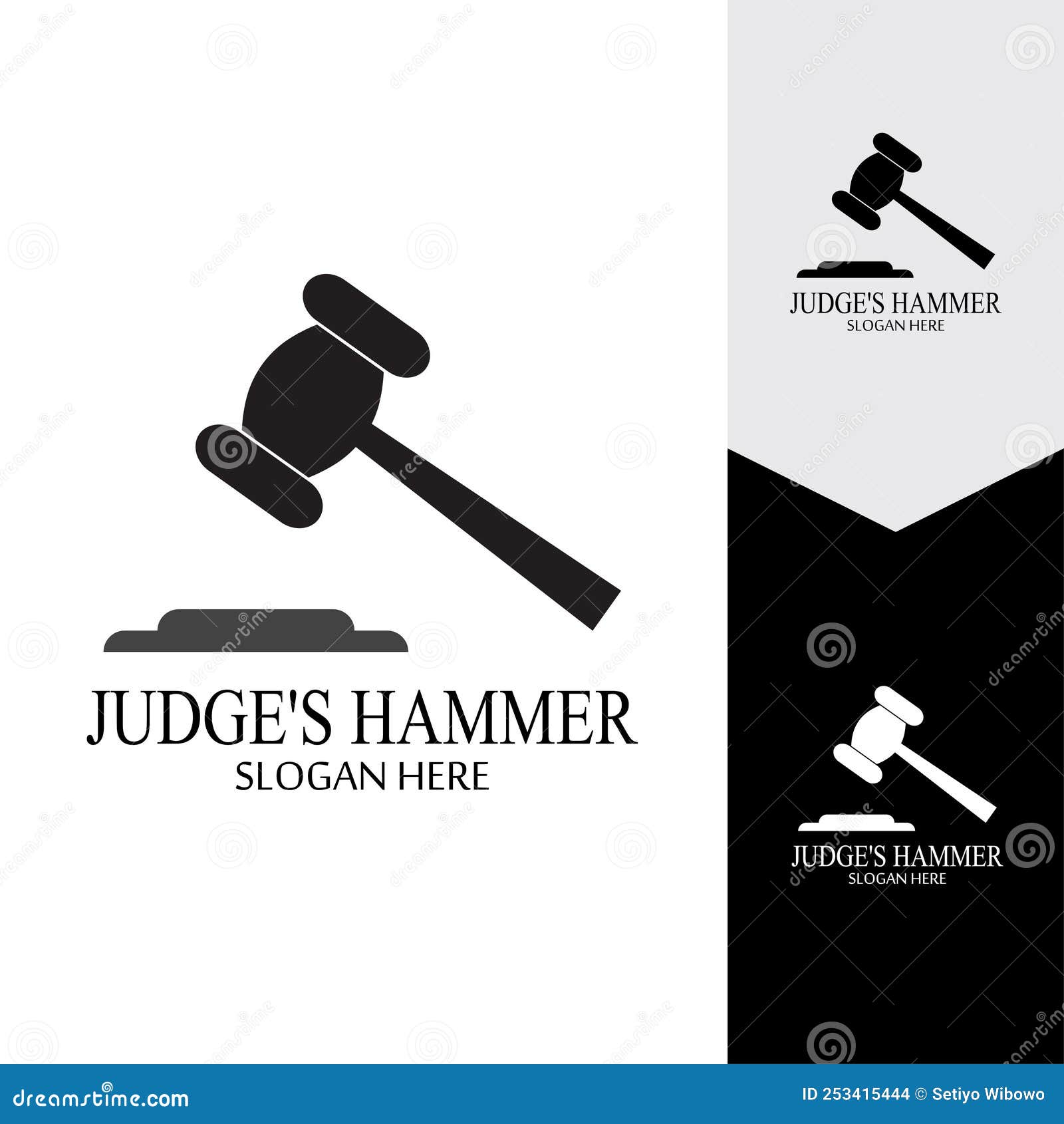 Martillo De Un Vector De Icono De Juez Ilustración del Vector ...