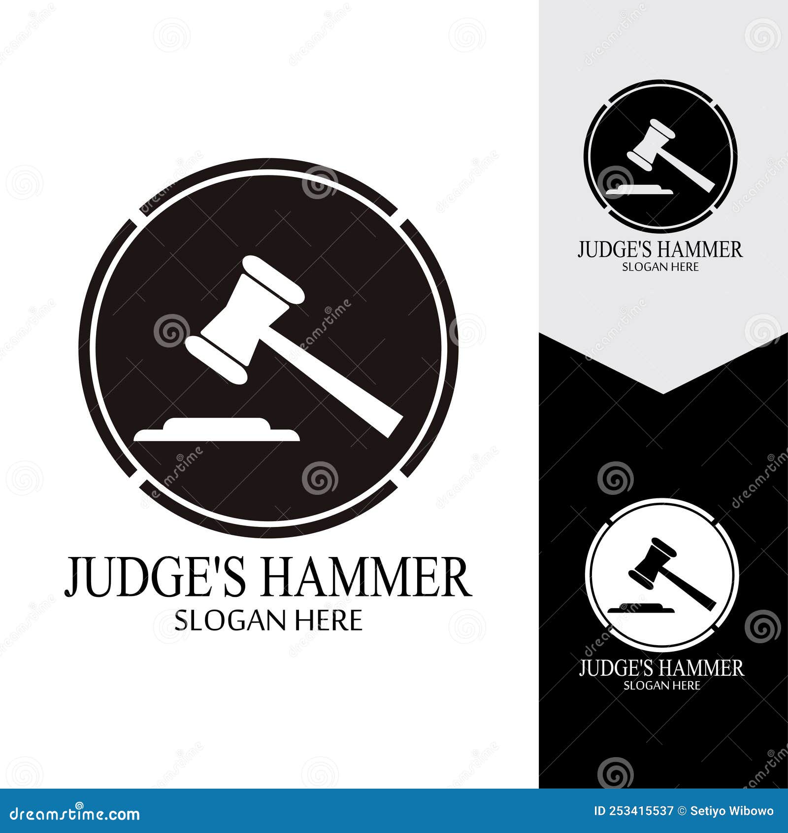 Martillo De Un Vector De Icono De Juez Ilustración del Vector ...