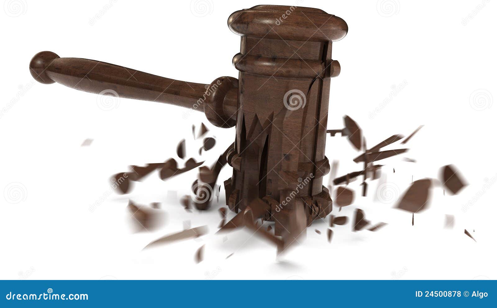 Martillo quebrado del juez stock de ilustración. Ilustración de juicio ...