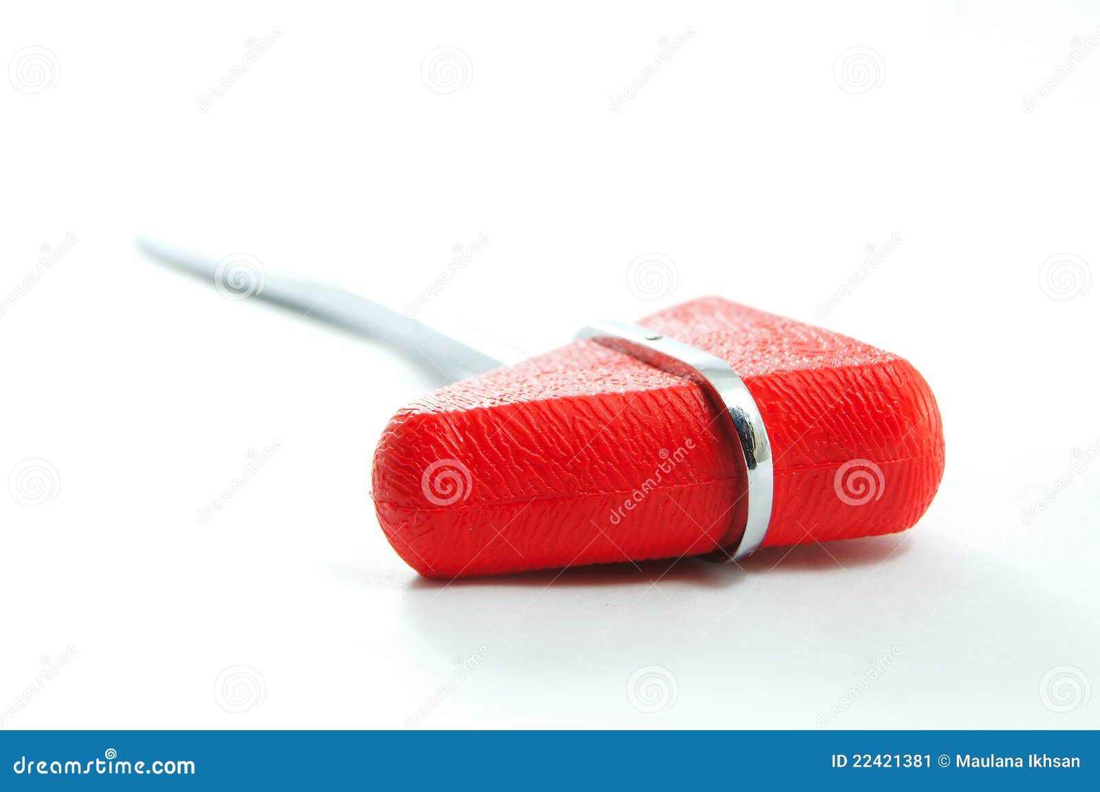 Martillo reflejo rojo imagen de archivo. Imagen de hospital - 22421381