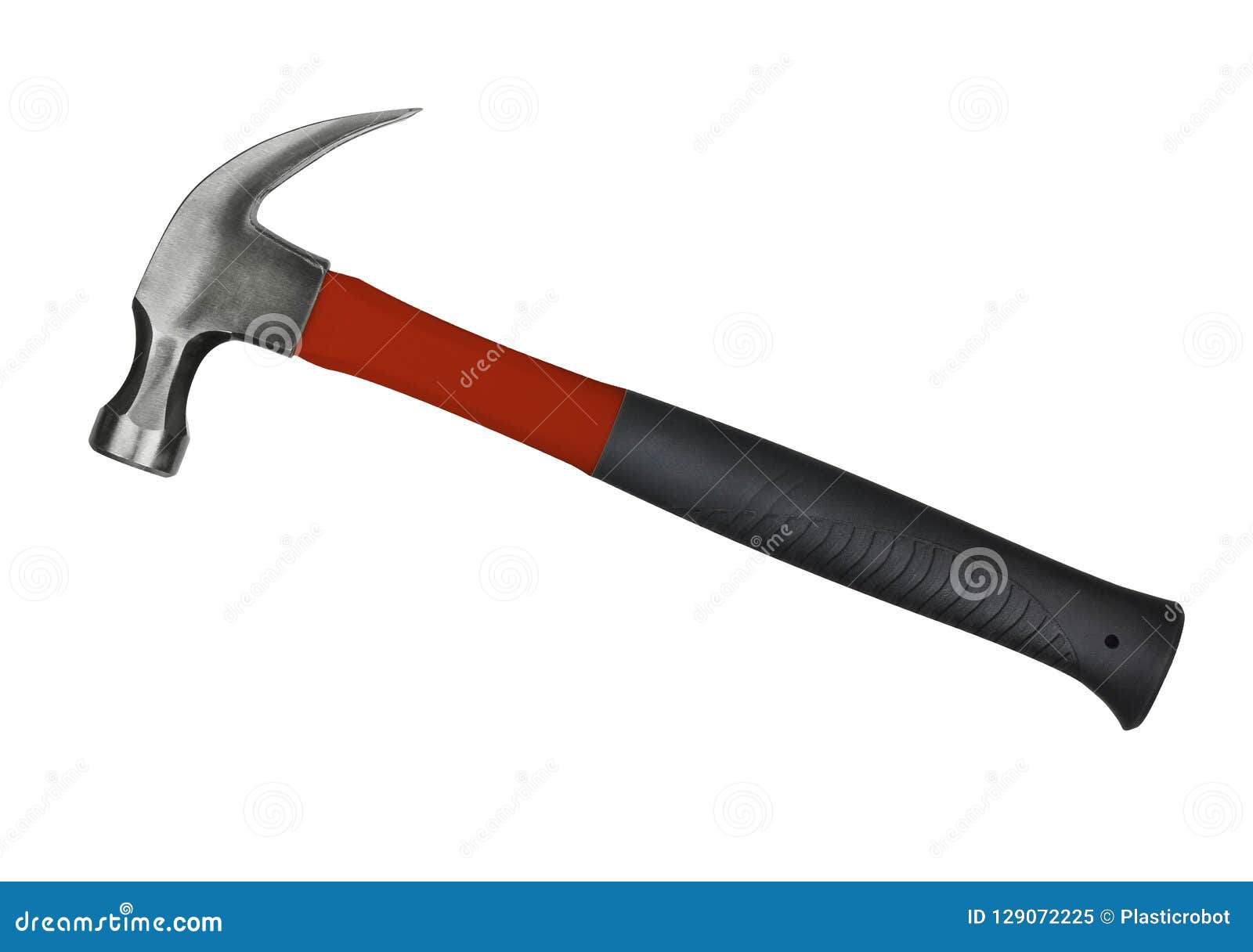 Martillo Rojo En El Fondo Blanco Imagen de archivo - Imagen de pista ...