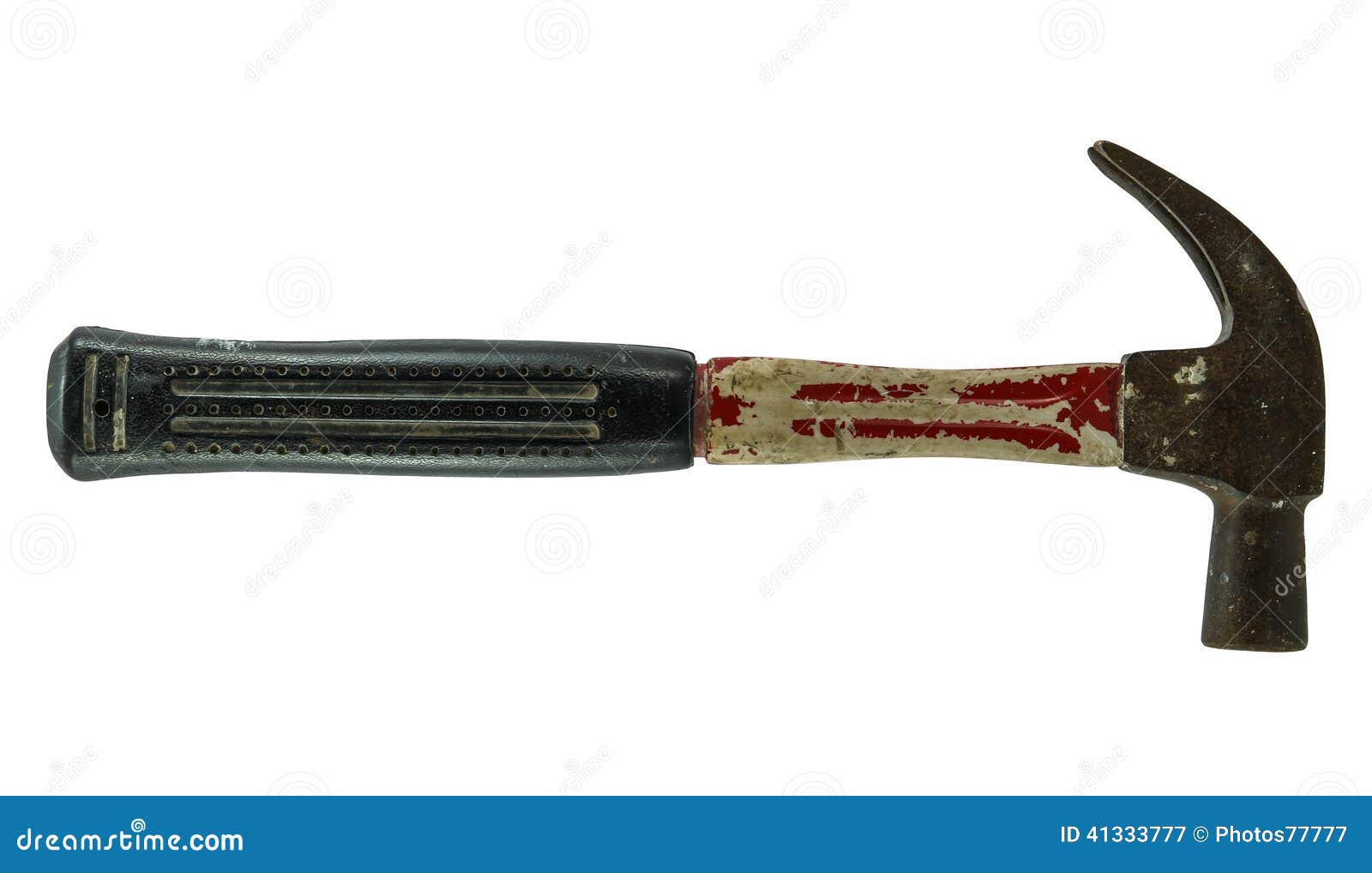 Martillo Viejo Del Rojo Del Hierro Imagen de archivo - Imagen de hierro ...