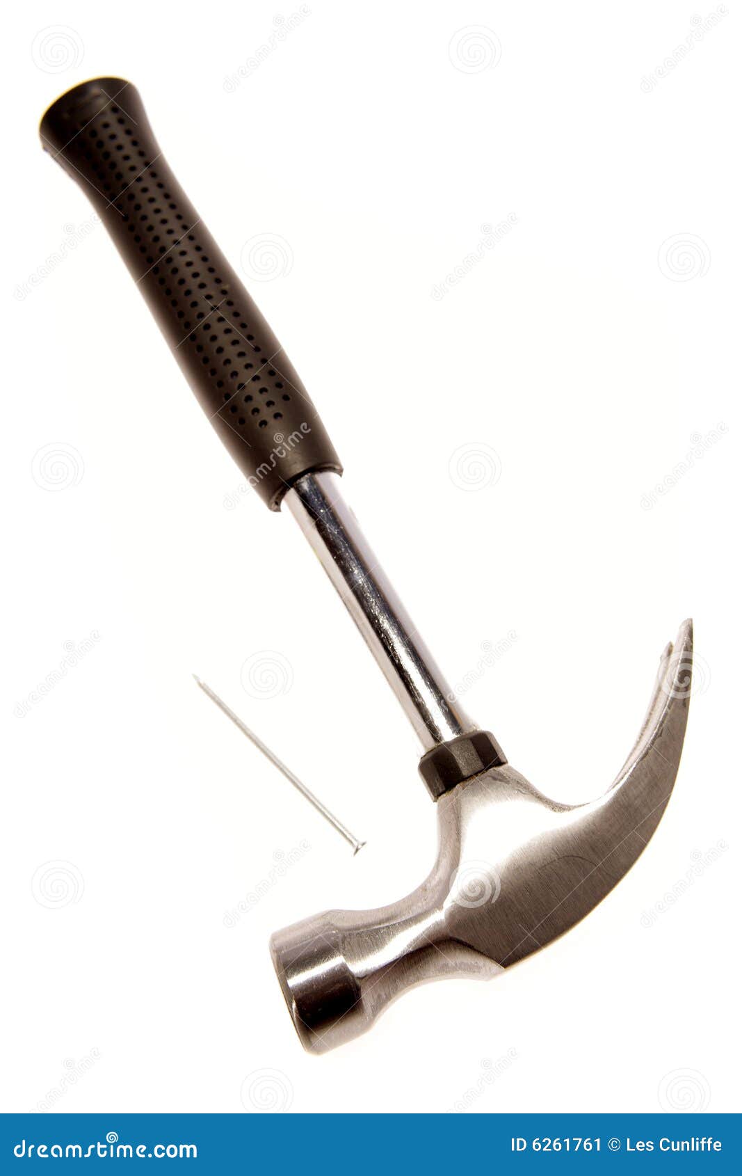 Martillo y clavo imagen de archivo. Imagen de garra, herramientas - 6261761