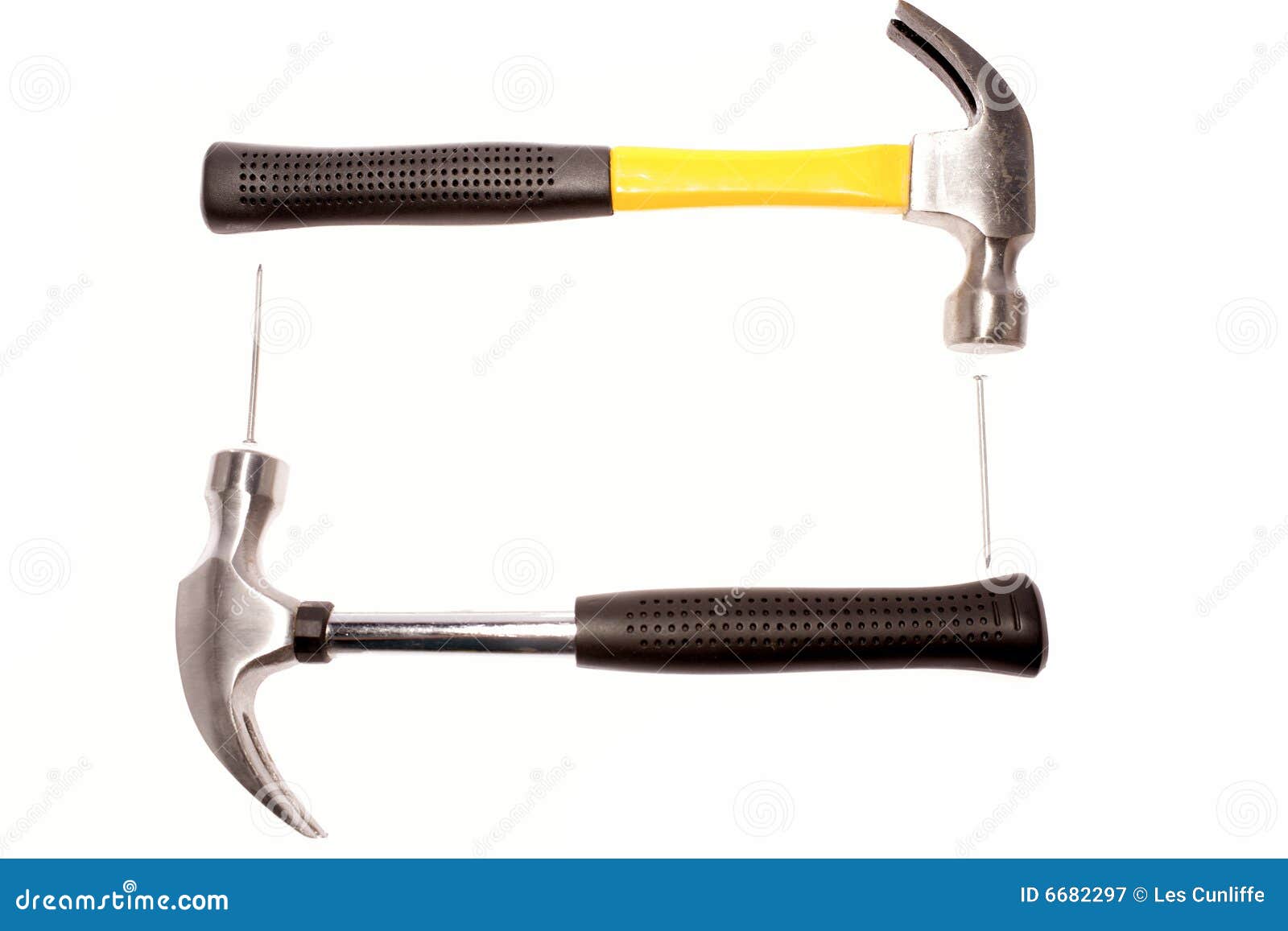 Martillos y clavos imagen de archivo. Imagen de industria - 6682297