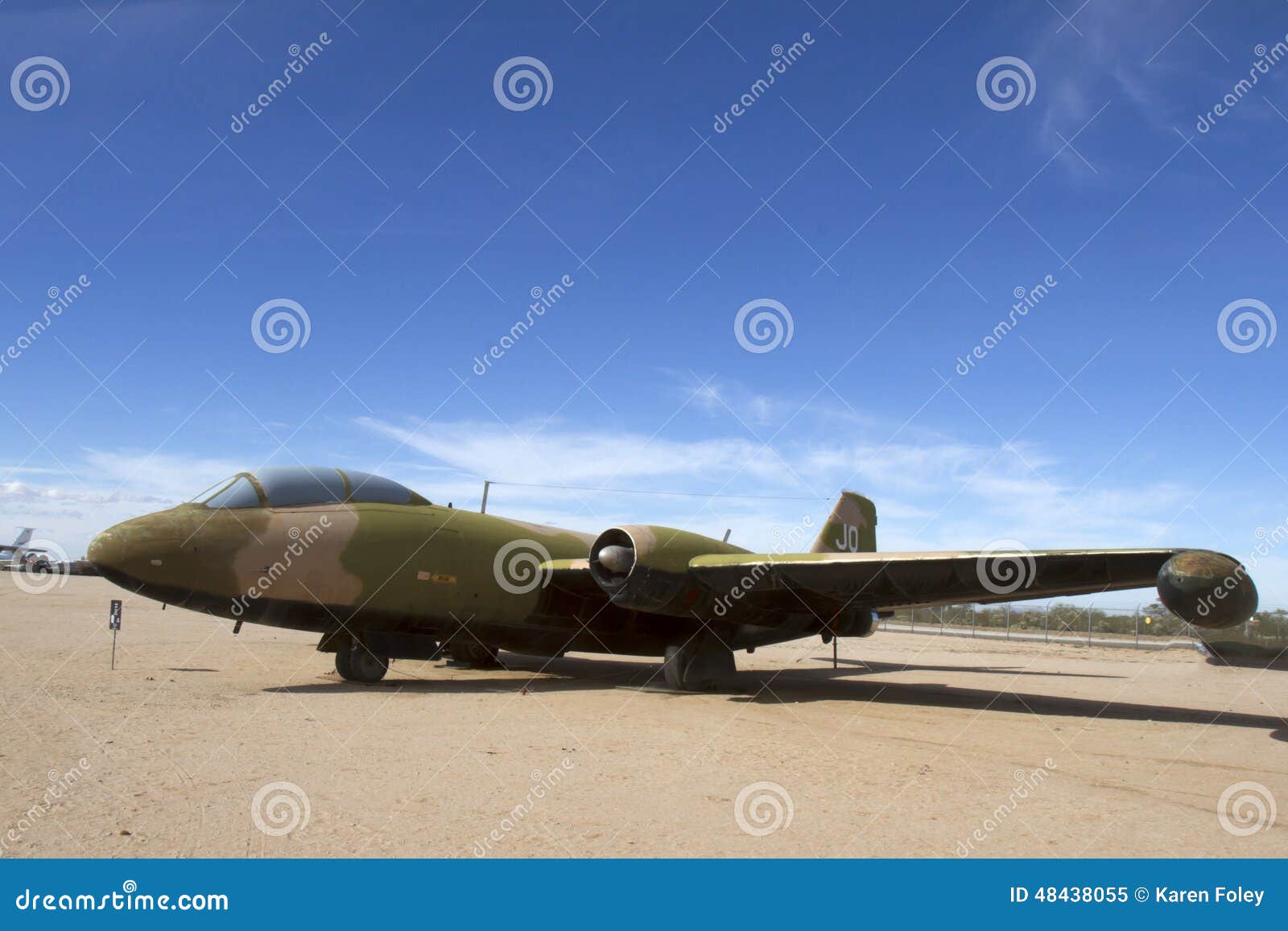Martin B-57E Canberra Bomber Editorial Image - Image of fighter ...