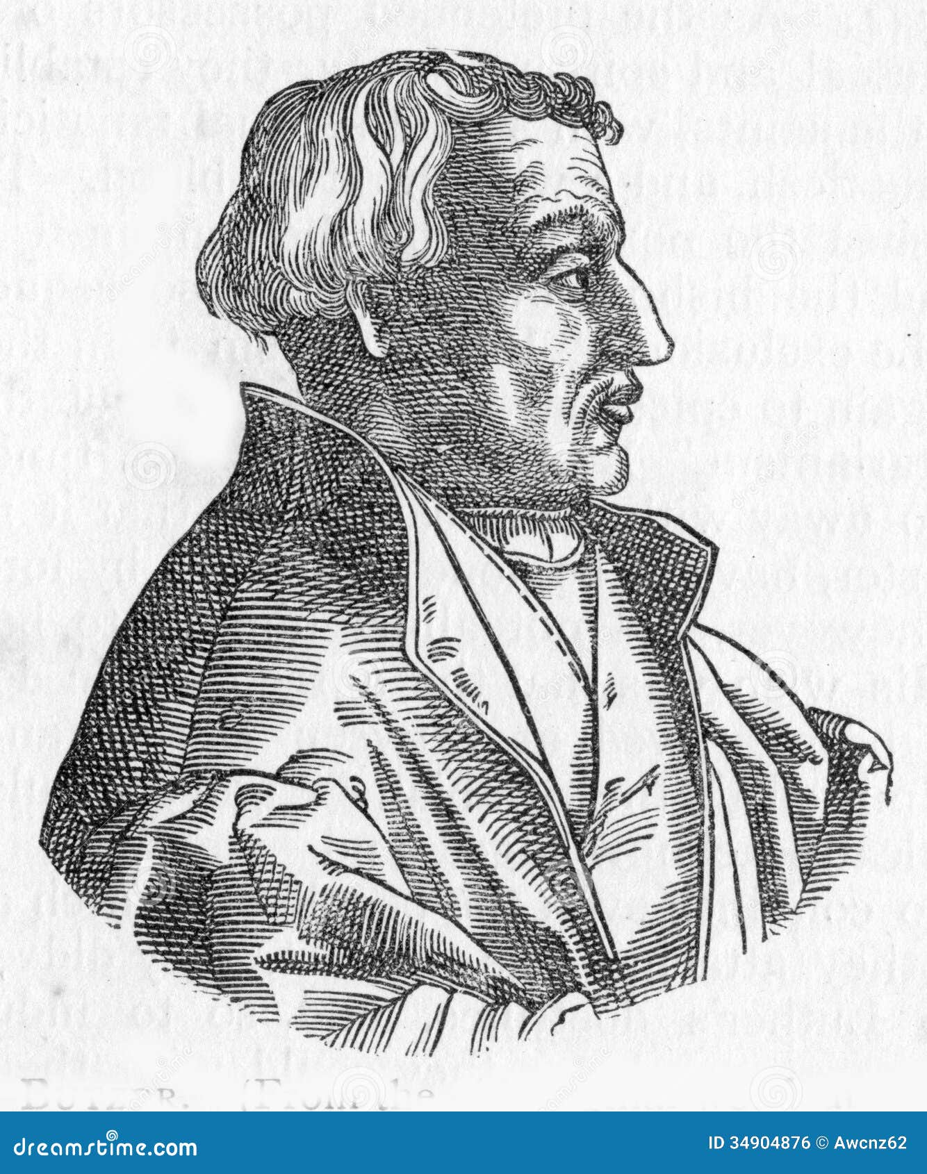 Martin Bucer, reformador foto editorial. Ilustración de cristiandad ...