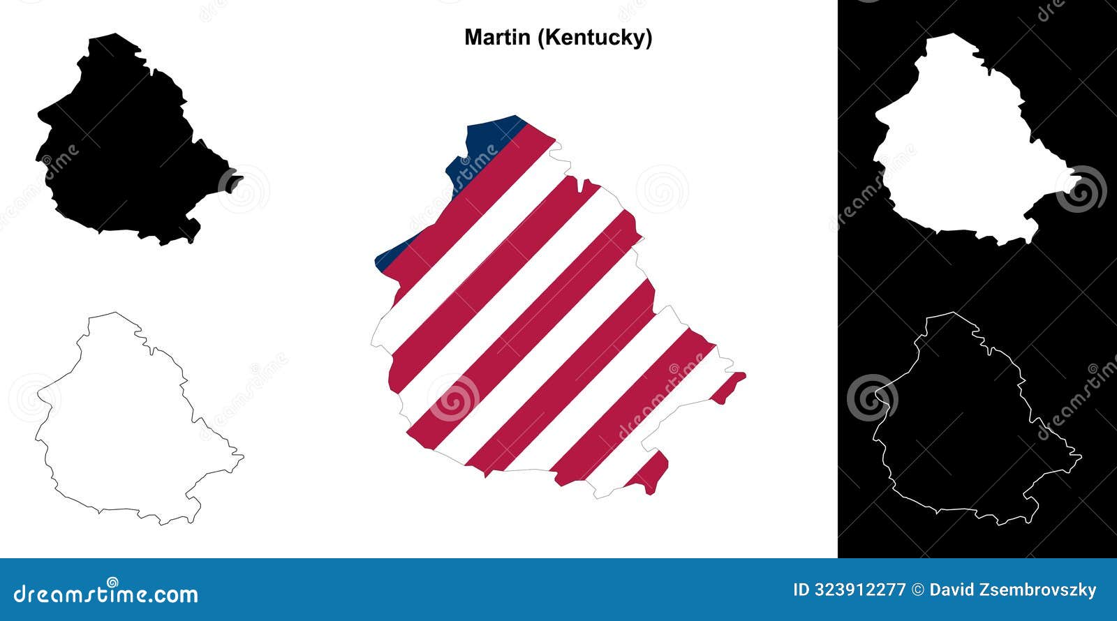 Martin outline map stock vector. Illustration of isolated - 323912277
